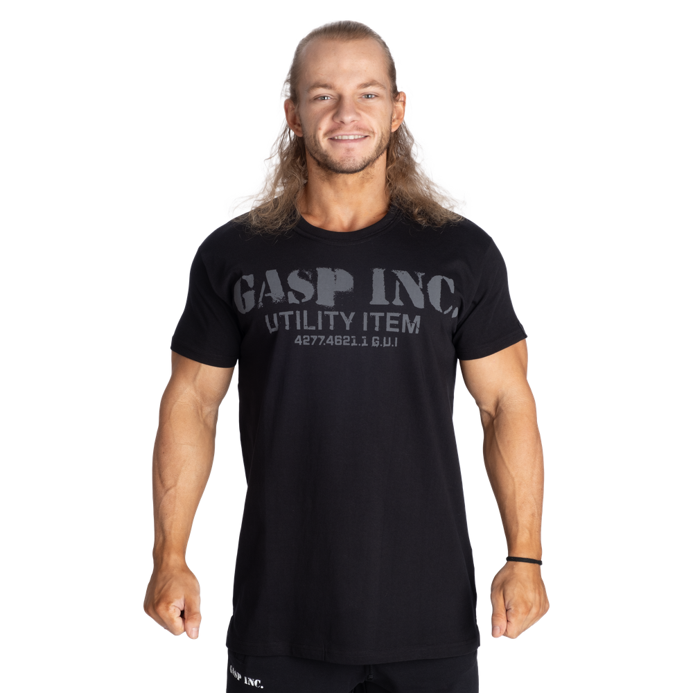 Gasp Inc Street Tee, Washed Black | MUSL BUDDIES